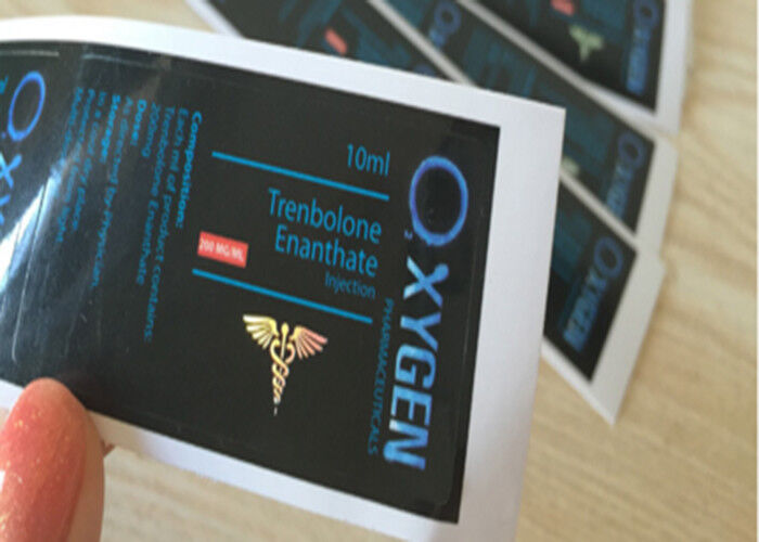 Label polychrome de bouteille de médecine d'impression pour l'oxygène ...